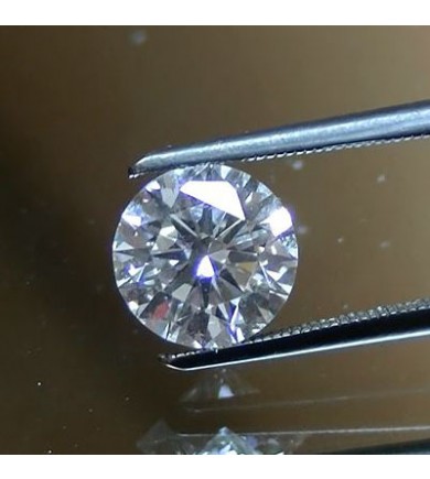 1.58 ct GIA Certified Round Brilliant Natural HPHT Diamond, E, VVS1 ...